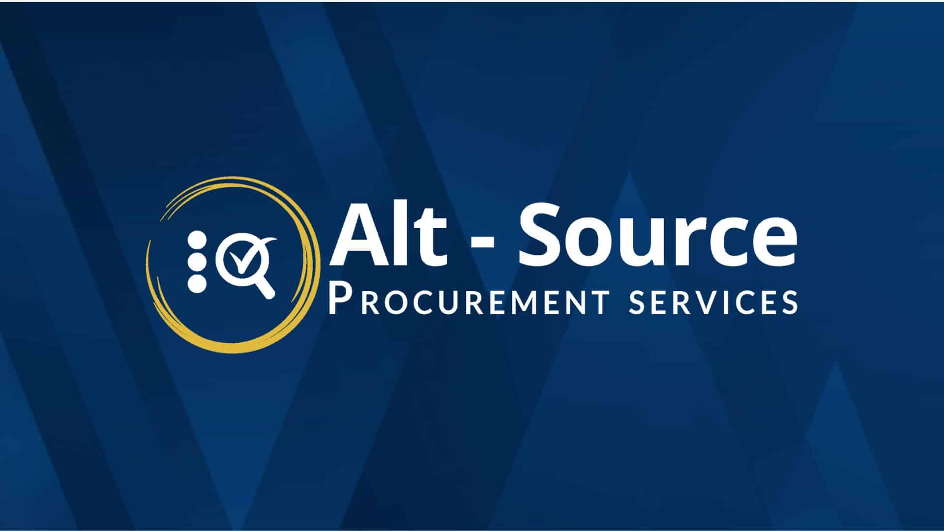 Public procurement assistance - Alt-Source Supplier Sourcing Agency